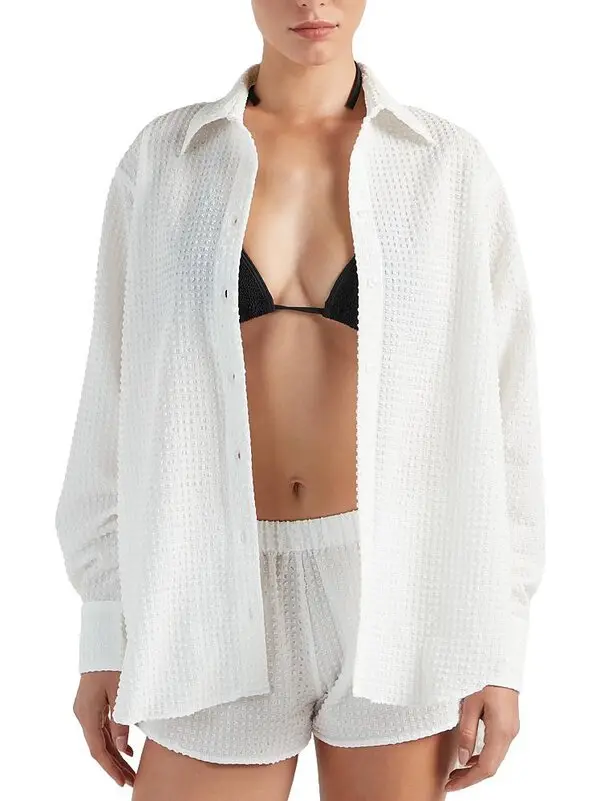 Hunza G Resort Shirt - White