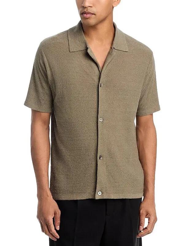 FRAME Light Cotton Silk Cardigan - Dusty Beige