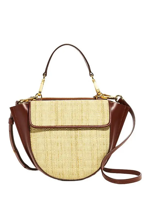 WANDLER Hortensia Mini Crossbody Bag - Beige