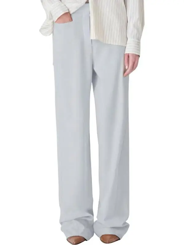 IRO PARIS Aluri Wide Leg Trouser - Steel