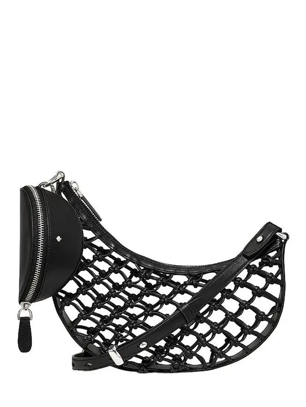 Kate Spade New York Duo Woven Crossbody - Black