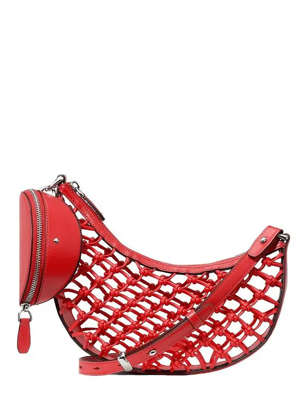 Kate Spade New York Duo Woven Crossbody - Heirloom Tomato