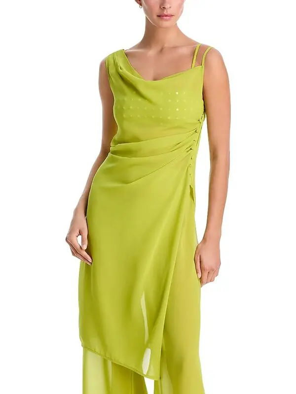Staud Astaire Top Swim Cover-up - Citron