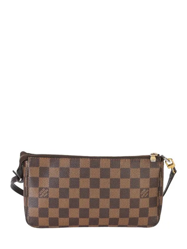LOUIS VUITTON Damier Ebene Canvas Pochette Accessoires Nm - Brown