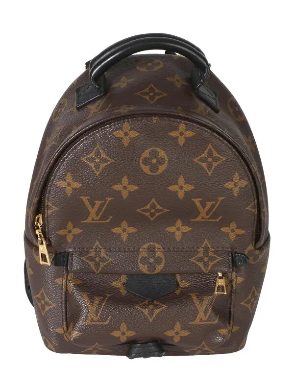 LOUIS VUITTON Monogram Canvas Palm Springs Backpack - Brown