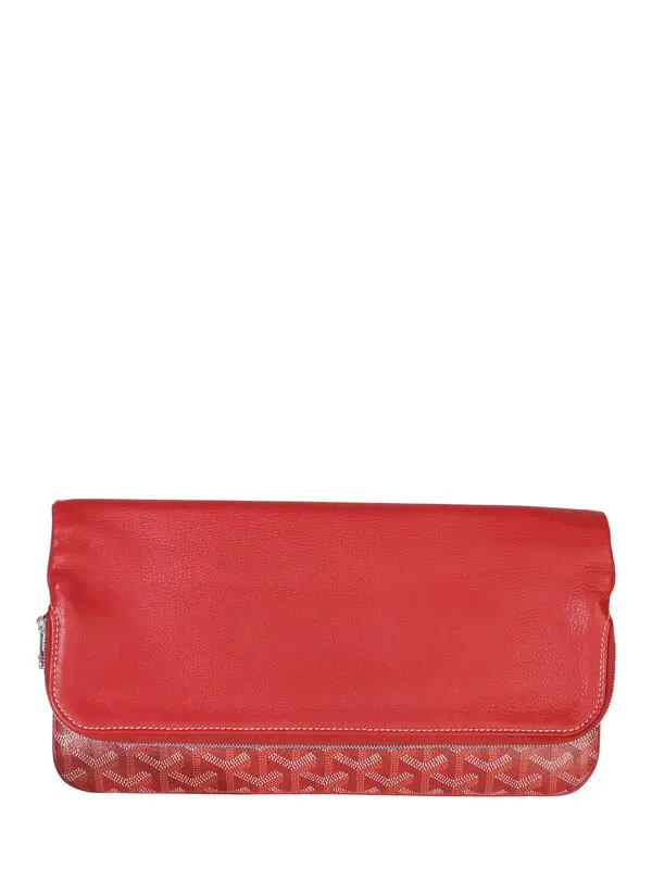 Goyard Goyardine Canvas Sainte Marie Pouch - Red