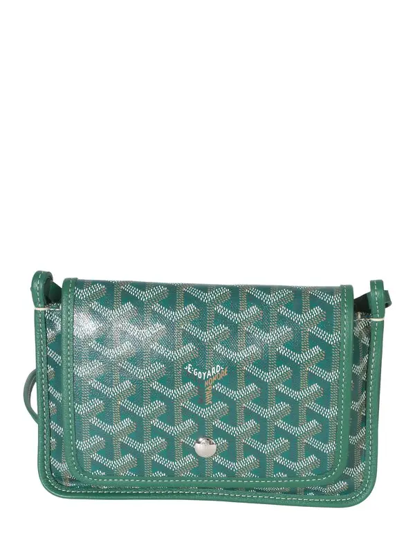 Goyard Goyardine Plumet Wallet In Canvas - Green