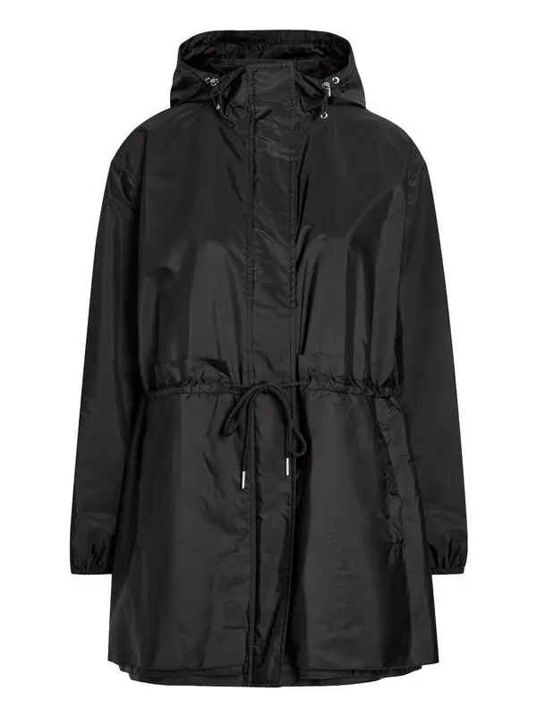 Moncler Weteau Drawstring Hooded Nylon Jacket - Black