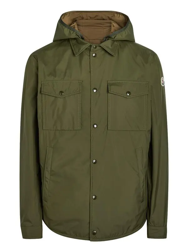 Moncler Chirano Layered Shell Jacket - Dark Green