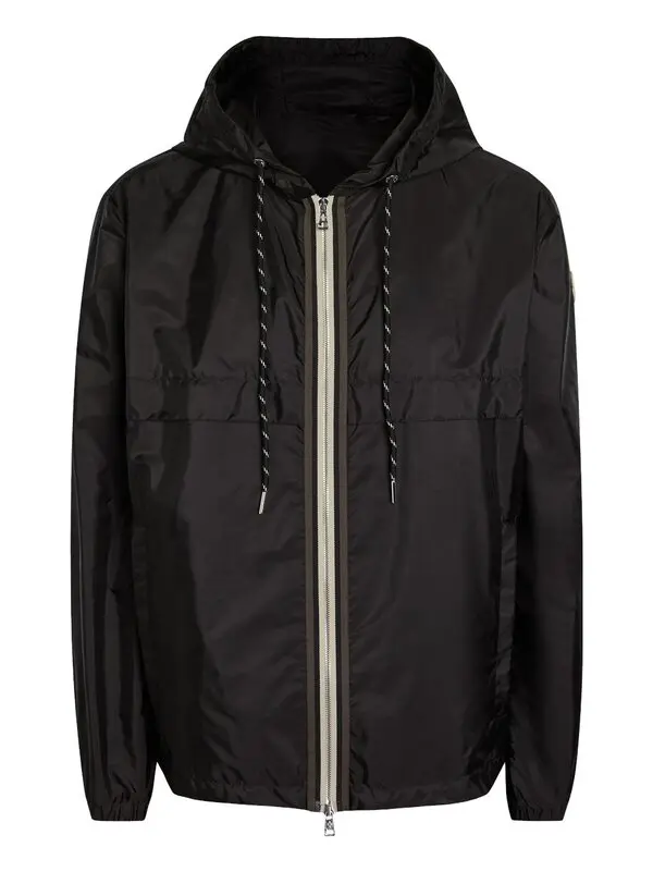 Moncler Nidge Hooded Nylon Jacket - Black