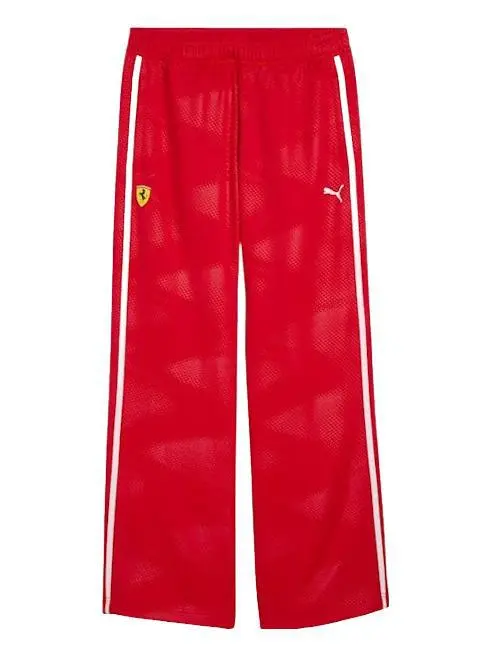 PUMA Scuderia Ferrari T7 Oversized Track Pants - Rosso Corsa