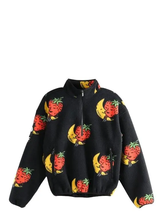 The North Face Fleece 1/2 Zip Jacket - Black