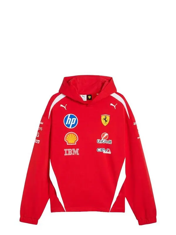 PUMA Scuderia Ferrari Hp Replica Drivers Authentic Hoodie - Puma Red