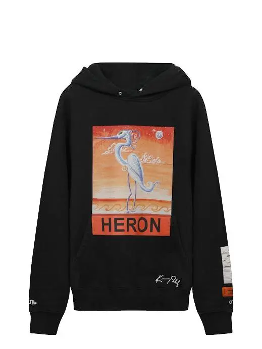 Heron Preston Crane Graphic Sweatshirt - Black