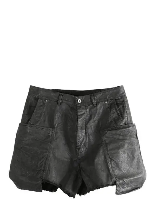 Rick Owens Du01f4358 Dbk 09 Shorts - Black