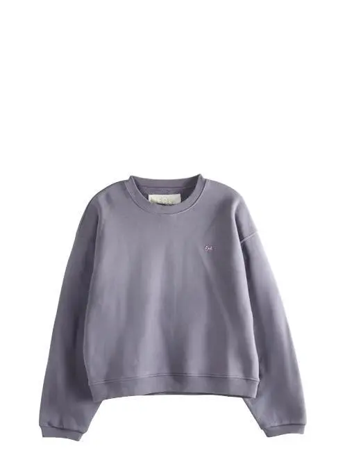 ERL Script Crewneck Sweatshirt - Purple