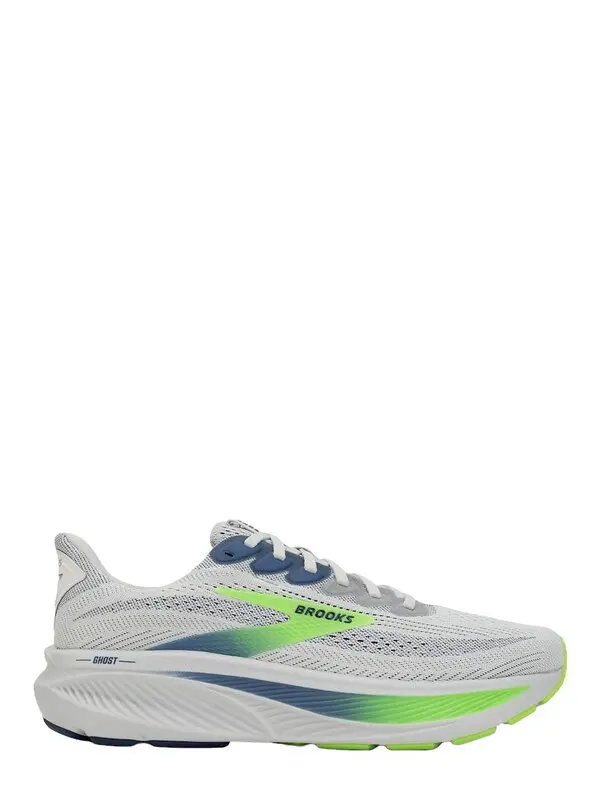 Brooks Ghost 17 Athletic Sneakers - Oyster/beacon Blue/gecko