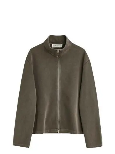 Our Legacy Shrunken Fullzip Sweatshirt - Athletic Rib