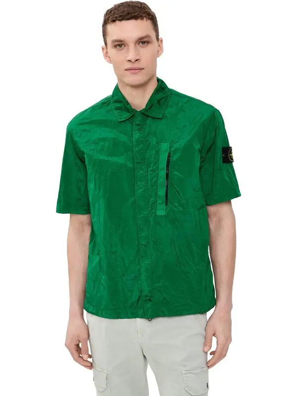 Stone Island Nylon Metal Shirt - Malachite
