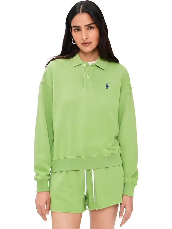 Polo Ralph Lauren French Terry Polo Pullover - Parakeet Green