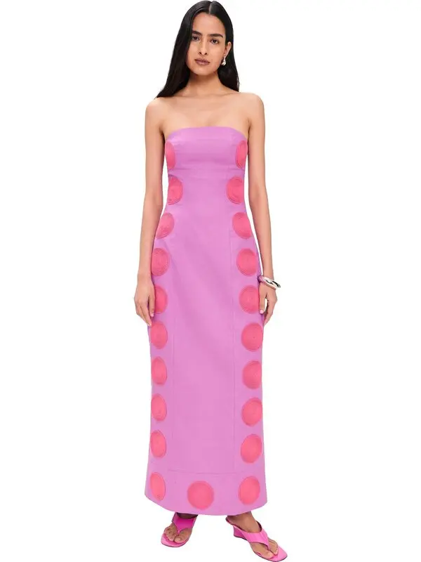 THE WOLF GANG Filipa Maxi Dress - Lavender