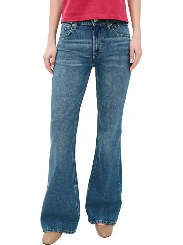 Free People West Coast Flare Jeans - Humble