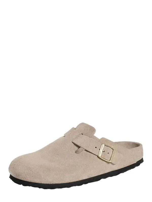 BIRKENSTOCK Boston Exquisite Clogs - Taupe