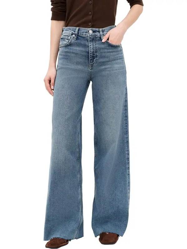 Rag & Bone Flexi Sofie High-rise Wide-leg Jeans - Mack