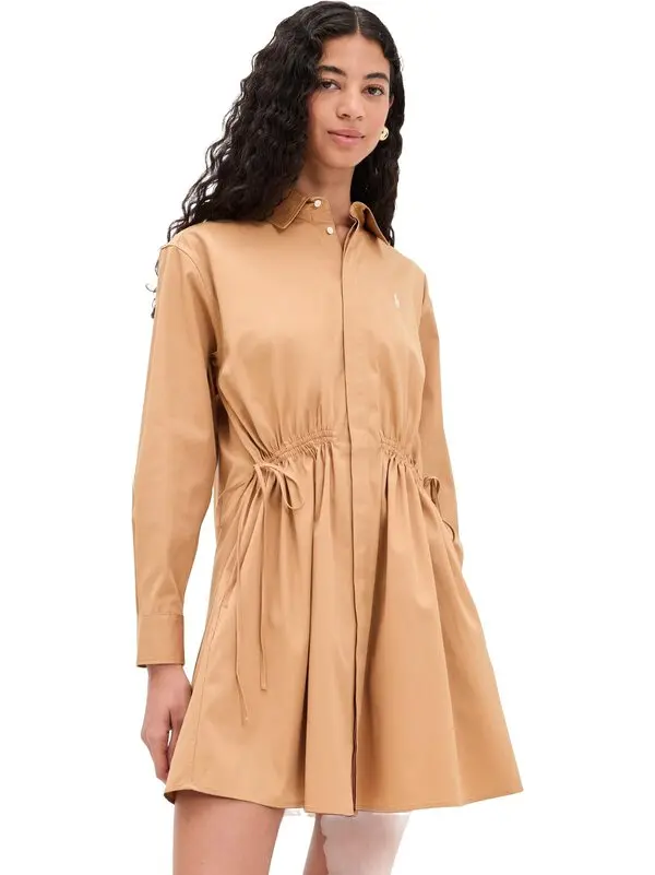 Polo Ralph Lauren Margo Mini Shirt Dress - Classic Camel