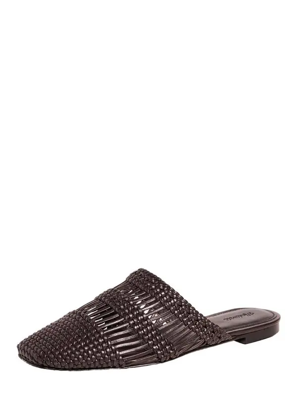Madewell Mylie Woven Mules - Coffee Bean