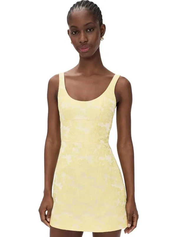 Alice + Olivia Charlotte Mini Dress - Butter