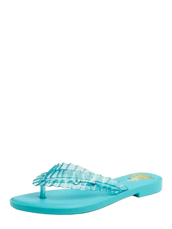 Melissa X Ganni Jelly Flip Flops - Blue