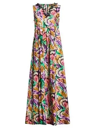 CONNOR & BLAKE Cotton Maxi Dress - Purple