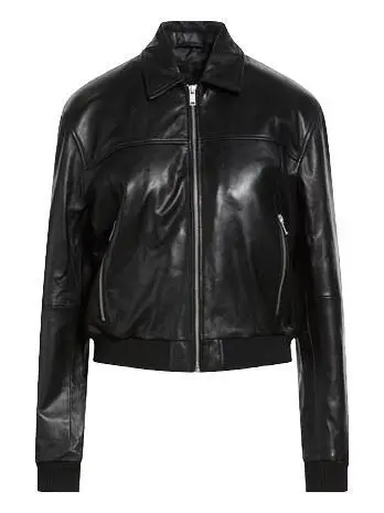 Bolongaro Trevor Casual Leather Jacket - Black