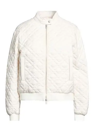 Peserico Quilted Shell Bomber Jacket - Off White