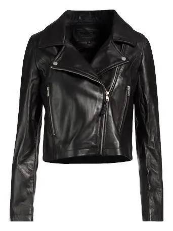 Bolongaro Trevor Millie Leather Biker Jacket - Black