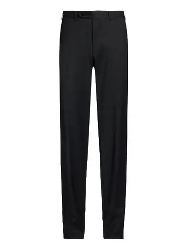 Canali Tailored Virgin Wool Pants - Black