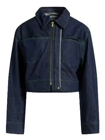 Jacquemus Le Papier Denim Outerwear In Organic Cotton - Blue