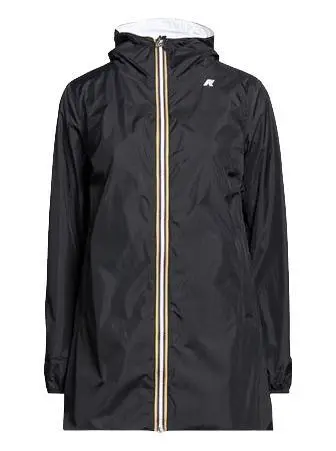 K-WAY Military Recycled Nylon Hooded Windbreaker Jacket - Black