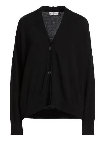 MANILA GRACE Wool-blend Cardigan - Black