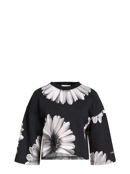 SHOE Cotton French Terry Sweatshirt - Black