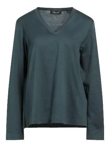 Fabiana Filippi Jersey T-shirt With Appliqués - Blue