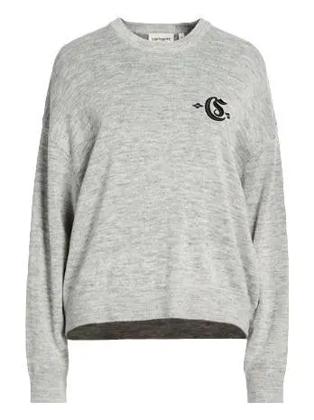 Carhartt Jacquard-knit Crewneck Sweater - Grey