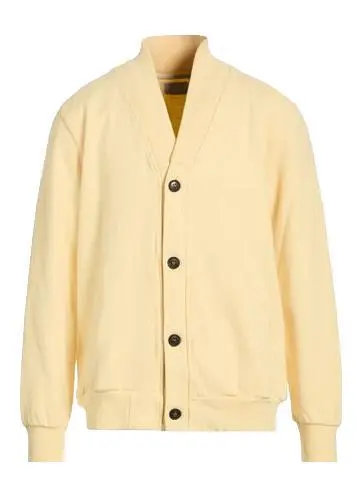 Crossley Cardigan In Cotton - Yellow