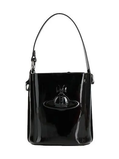 VIVIENNE WESTWOOD Handbag With Brand Logo - Black