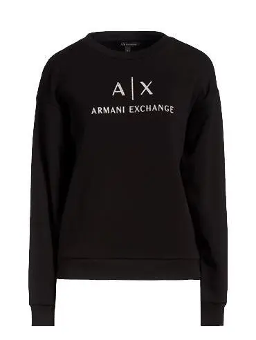 Armani Exchange Cotton French Terry Sweatshirt - Black