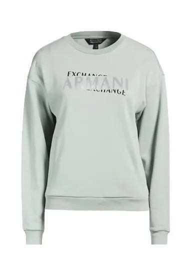 Armani Exchange Cotton-elastane Sweatshirt - Sage Green