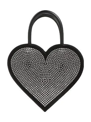 Mach & Mach Handbag With Appliqués - Black