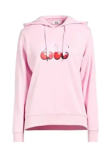 Iceberg Cotton Sweatshirt With Appliqués - Pink