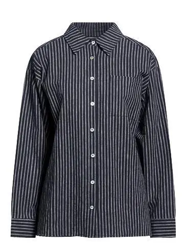 Donni. Oversized Striped Shirt - Navy